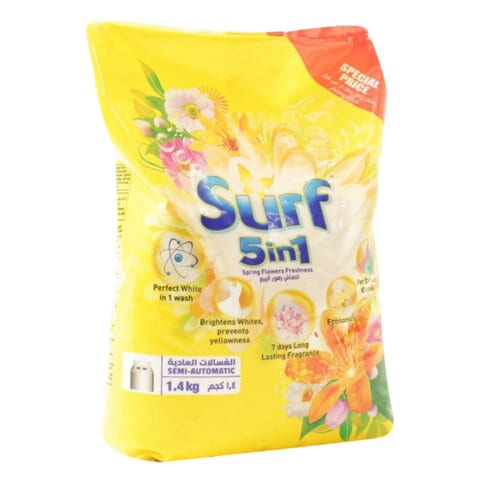 SURF 5 IN 1 SEMI-AUTOMATIC DETERGENT POWDER WITH SPRING FLOWERS ...