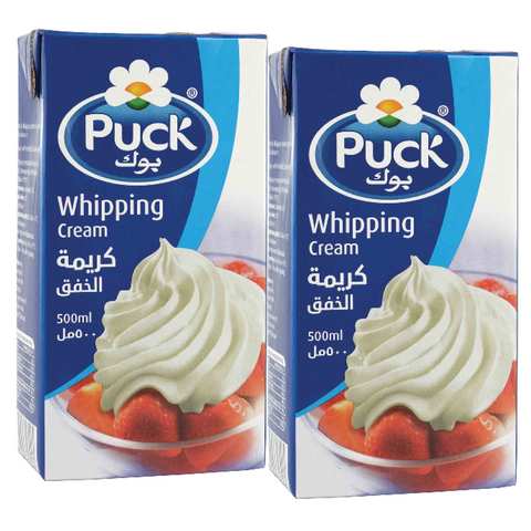 Puck Whipping Cream 500g Pack of 2 price in UAE | Carrefour UAE ...