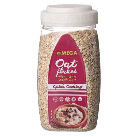 Mega Food Oats Flakes jar - 600 grams price in Egypt | Carrefour Egypt ...