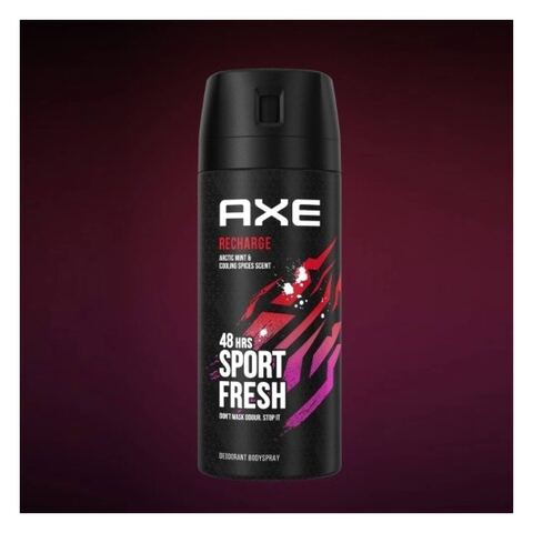 Axe Recharge Sport Fresh Deodorant Body Spray Clear 150ml Online ...