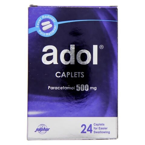 Adol Paracetamol 500mg 24 Caplets price in UAE | Carrefour UAE ...