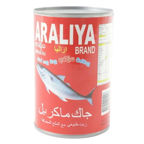 Araliya Jack Mackerel Fish In oil With Added Salt 425g price in Kuwait ...