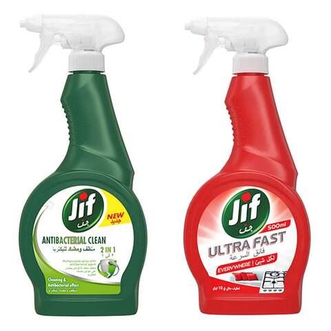 Jif Ultra Fast Everywhere Multi-Purpose Spray 500ml Pack of 2 price in ...
