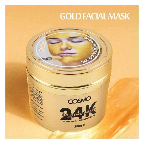 Buy Cosmo 24K Gold Purifying And Moisturizing Facial Mask 200g Online ...