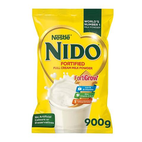 Nido Full Cream Milk Powder Pouch - 900 gram Online | Carrefour Egypt