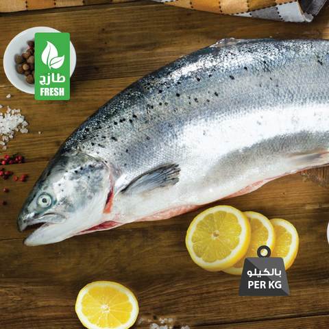 Fresh Norway Salmon Fish 2-3kg price in Saudi Arabia | Carrefour Saudi ...