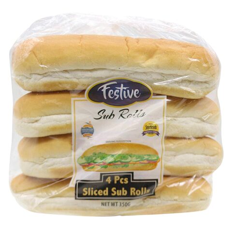 Buy Festive Sliced Sub Rolls 350g Online - Carrefour Kenya