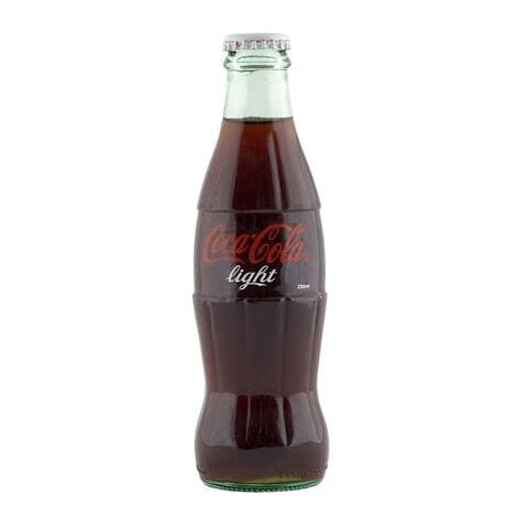 Buy Coca-Cola Light soft drink 250 ml glass bottle Online - Shop ...