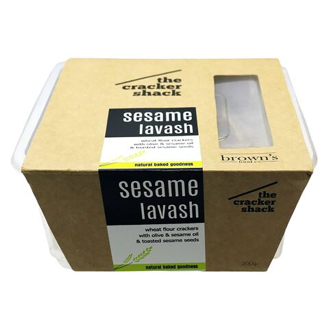 Buy The Cracker Shack Sesame Lavash Crackers 200g Online - Carrefour Kenya