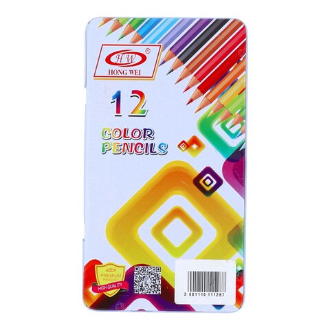 Hong Wei Color Pencil 12 Pcs