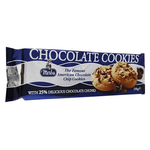 Merba American Chocolate Chip Cookies 150g price in UAE | Carrefour UAE ...