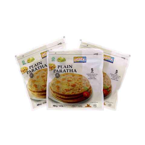 Ashoka Asli Plain Paratha 400g Pack of 3 price in UAE | Carrefour UAE ...