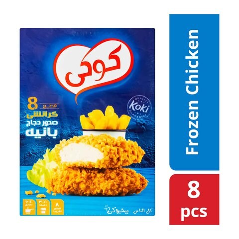 Koki Crunchy Chicken Pane - 8 Count Online | Carrefour Egypt
