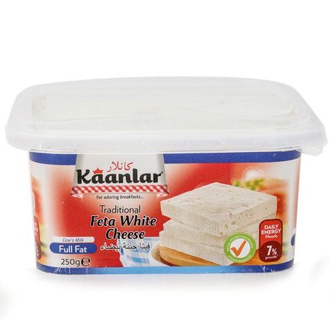 KAANLAR TRADITIONAL FETA WHITE CHEESE FULL FAT COWS MILK 250G price in ...