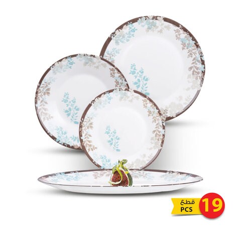Luminarc foliage dinner set 19 price in Saudi Arabia | Carrefour Saudi ...