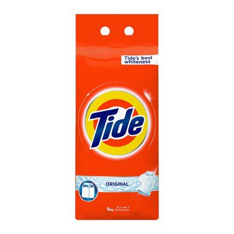 Tide detergent powder high foam original scent 5 Kg price in Saudi Arabia | Carrefour Saudi ...