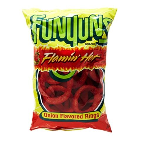Funyuns Flamin Hot Onion Flavored Rings 163g price in UAE | Carrefour ...