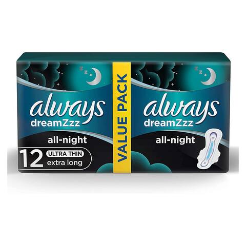 Always Dreamz Ultra Thin Extra Long Sanitary Pads - 12 Pieces price in ...