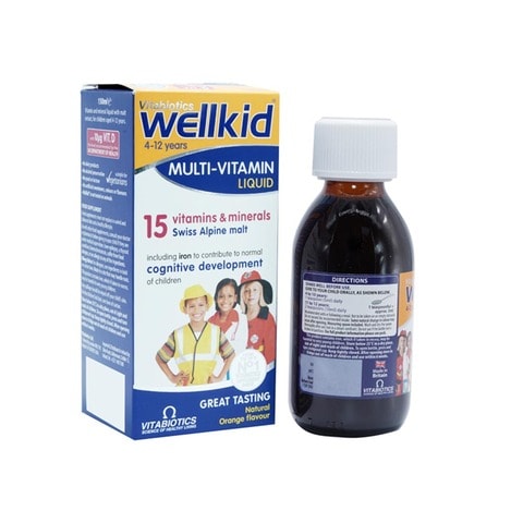 Vitabiotics WellKid Multivitamin Liquid 150ml price in UAE | Carrefour ...
