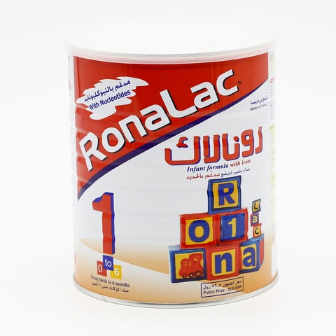 Ronalac Infant Milk Formula 0-6 Months 850 g price in Saudi Arabia ...