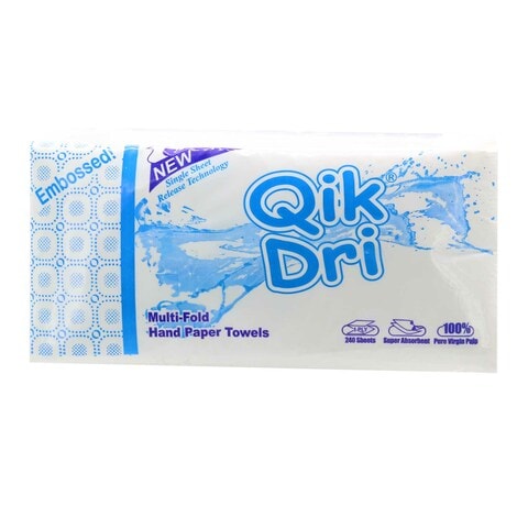Buy Qik Dri Hand Paper Towel Embos24039S Online - Carrefour Kenya