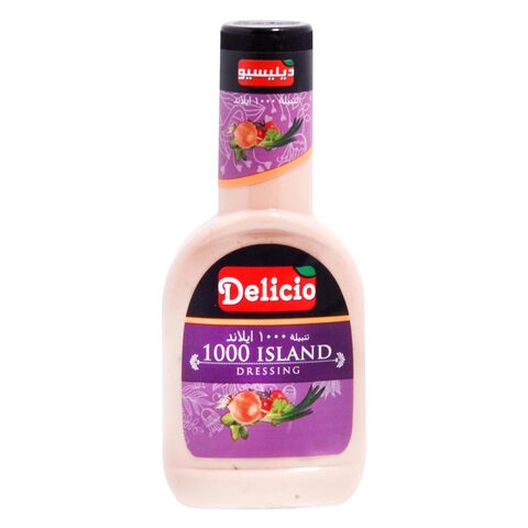 Delicio 1000 Island Dressing Sauce 237ml price in Kuwait | Carrefour ...