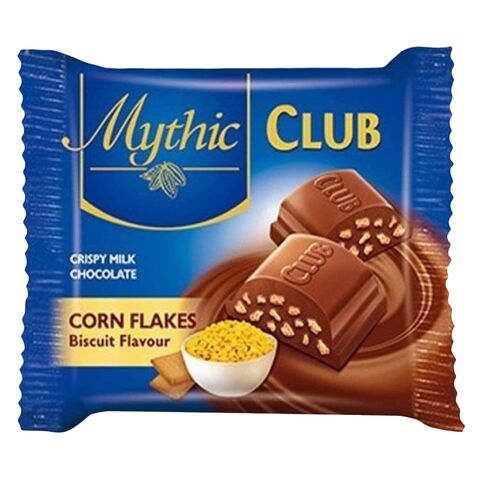 Buy Mythic Club Corn Flakes Biscuits Milk Chocolate 35g Online ...