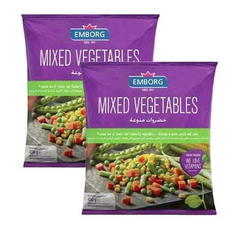 Emborg Mixed Vegetables 450g Pack of 2 price in UAE | Carrefour UAE ...