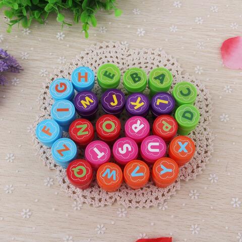lavish 26PCS Self Inking Stamp Seal Toy School Office Party Favors Kids ...