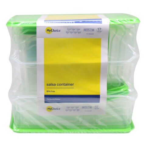 My Choice Salsa Container Set 17 Pieces