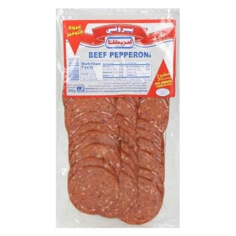 Americana Quality Pepperoni Beef 200g price in Kuwait | Carrefour ...