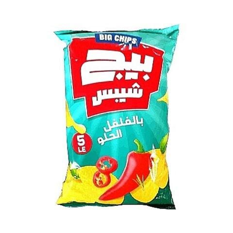 Buy Big Super Sweet Chili Chips 47g Online - Shop Food Cupboard on Carrefour Egypt