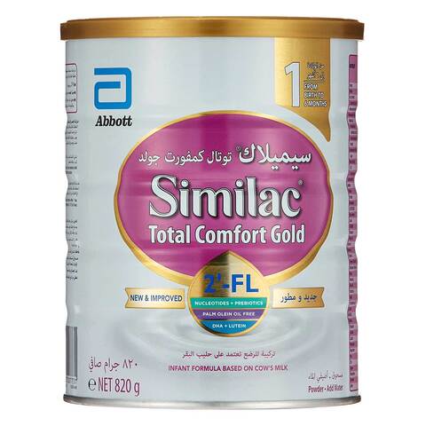 Similac 1-6 Months Total Comfort Gold Infant Formula 820g price in ...