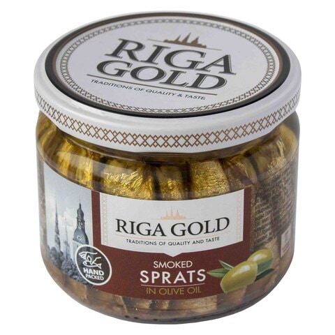 Riga Gold Smoked Sprats In Olive Oil 250g price in UAE | Carrefour UAE ...
