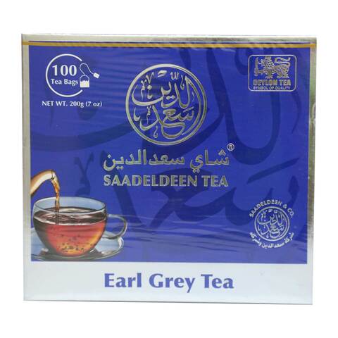 سعر شاي سعد الدين ايرل جراي - 100 فتلة فى مصر | كارفور مصر | سوبر ماركت ...