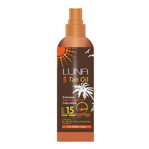 Luna Tan Oil, SPF 15 - 130 ml price in Egypt | Carrefour Egypt ...