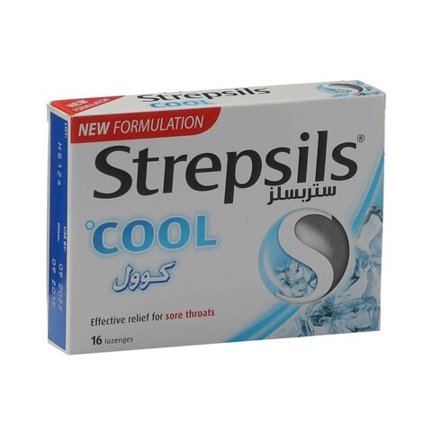 Strepsils Cool Sore Throat Pain Relief Lozenges 16 count price in UAE ...