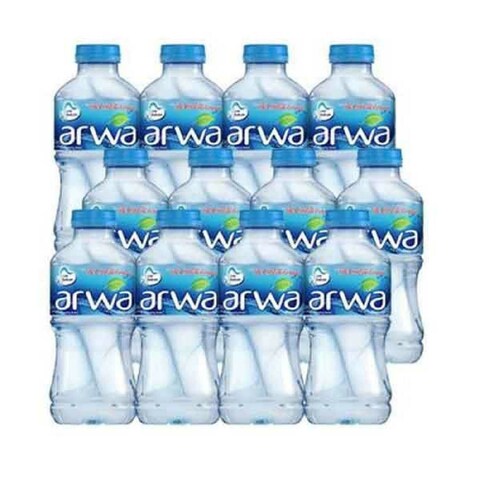 Arwa Low Sodium Drinking Water 500ml Pack of 12 price in UAE ...