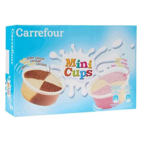 Carrefour Classic Vanilla Strawberry Chocolate Ice Cream 368g price in ...