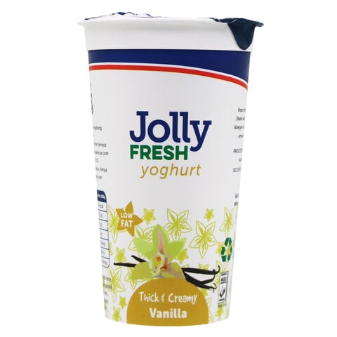 Buy Jolly Fresh Thick And Creamy Vanilla Cup Yogurt 250ml Online ...