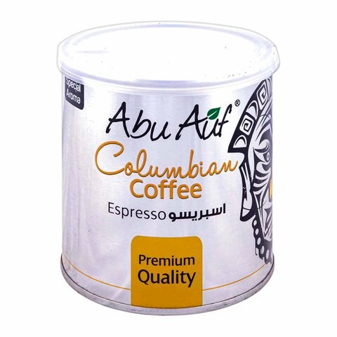 Abu Auf Espresso Columbian Coffee - 250 gram price in Egypt | Carrefour ...