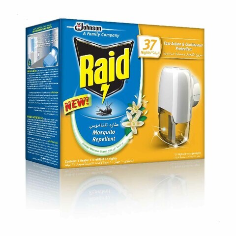 Raid Liquid Mosquito Repellent - Orange Blossom Scent - 37 Nights price ...