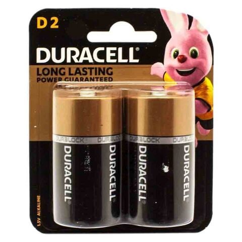 Duracell D2 Alkaline Batteries - 2 Pieces price in Egypt | Carrefour ...