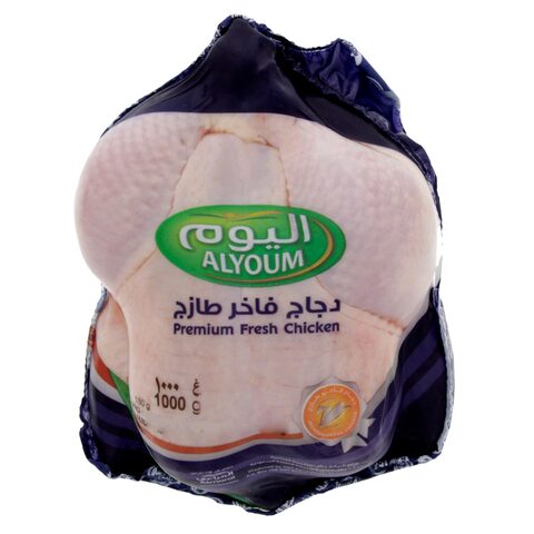 Alyoum Premium Whole Fresh Chicken 1000g price in Kuwait | Carrefour ...