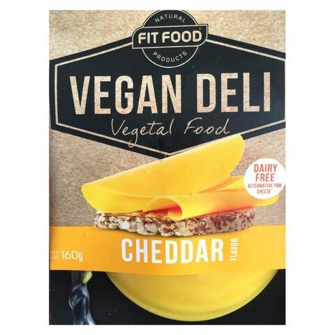 Fit Food Vegan Cheddar Cheese 160g price in UAE | Carrefour UAE ...