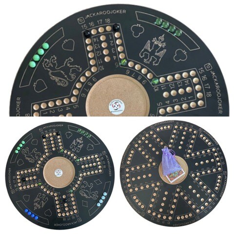 سعر Jackaroo Joker Board Game Aggregation Double Side For 4 And 6 ...