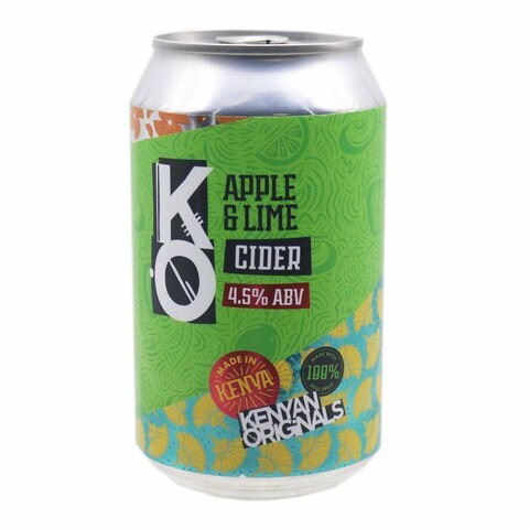 Buy Ko Apple &Lime Cider 330Ml Can Online - Carrefour Kenya