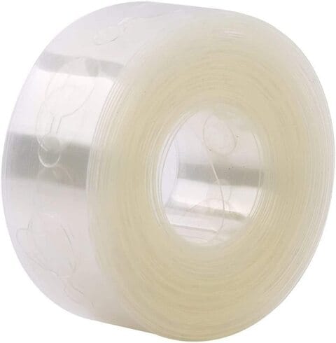 5 Meters Transparent Soft Arch Balloon Chain Double Hole Tape Balloon ...