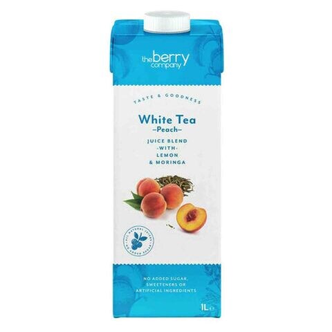 The Berry Company White Tea Peach Juice Blend With Moringa Lemon 1L ...