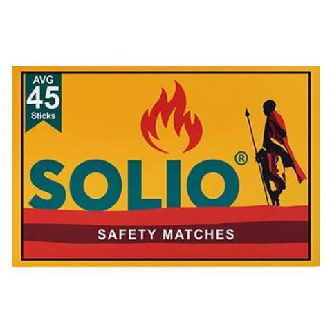 Buy SOLIO SAFETY MATCHES 45 STICKS Online - Carrefour Kenya